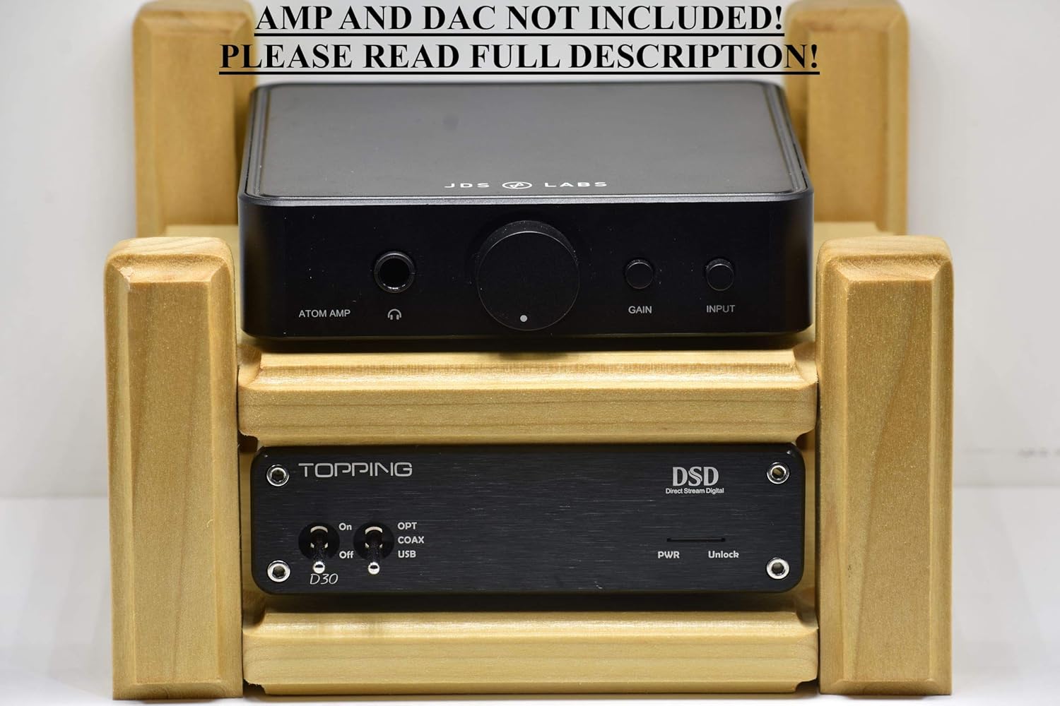 Amazon.com: Topping D30 DAC Topping A30 Amp JDSLABS Atom display stand ...