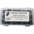 Amazon.com: Fine Thread Set Screw Assortment Kit (1/4" - 1/2 ...