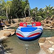 Amazon.com: 6-Person Inflatable Bay Breeze Boat Island Party Island ...