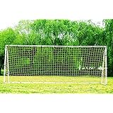 Amazon.com: Pass Official Size 24 X 8 X 5 Ft. Steel Soccer Goal. Heavy ...