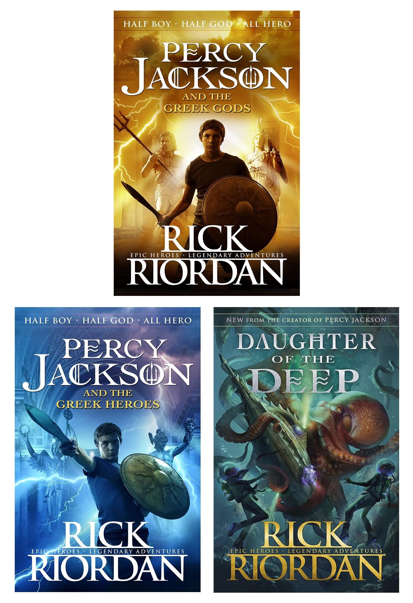 Mua Rick Riordan Collection 3 Books Set (Percy Jackson and the Greek ...