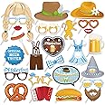 Amazon.com: 25Pcs The Munich Oktoberfest Photo Booth Props with Stick ...