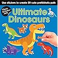 First Sticker Art: Ultimate Dinosaurs: Color By Stickers for Kids, Make ...