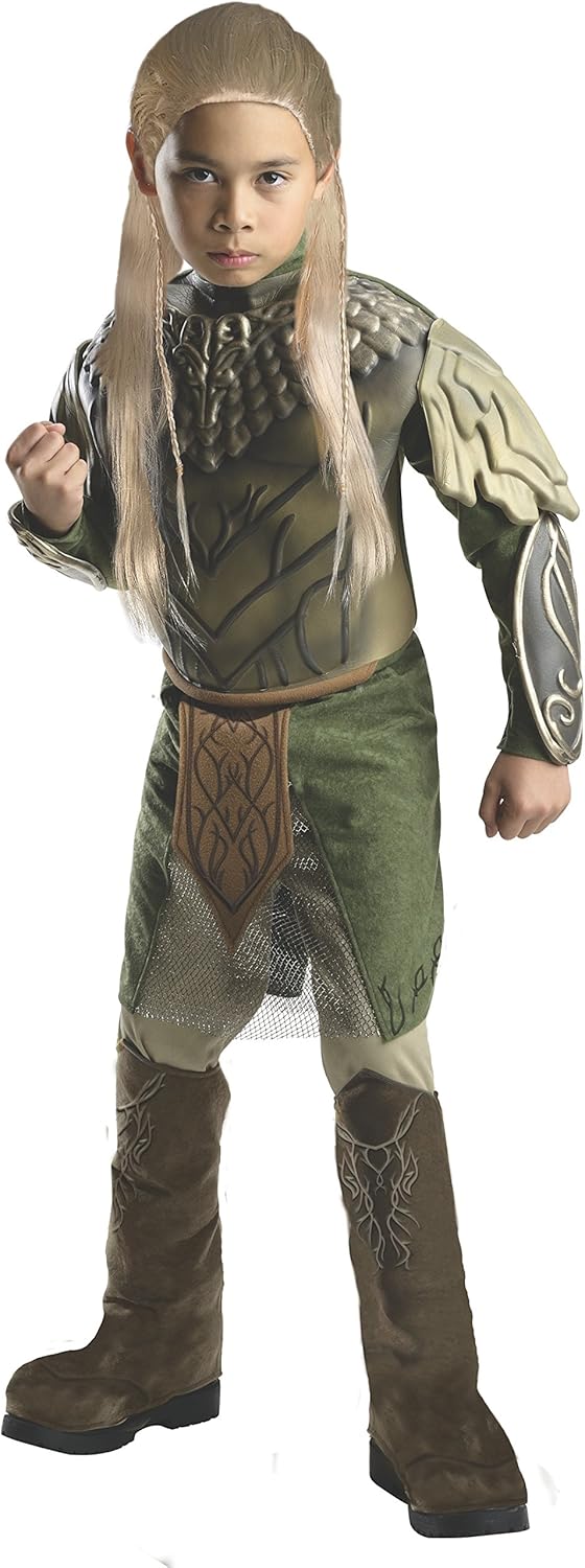 Amazon.com: The Hobbit: Desolation of Smaug, Deluxe Legolas Costume ...