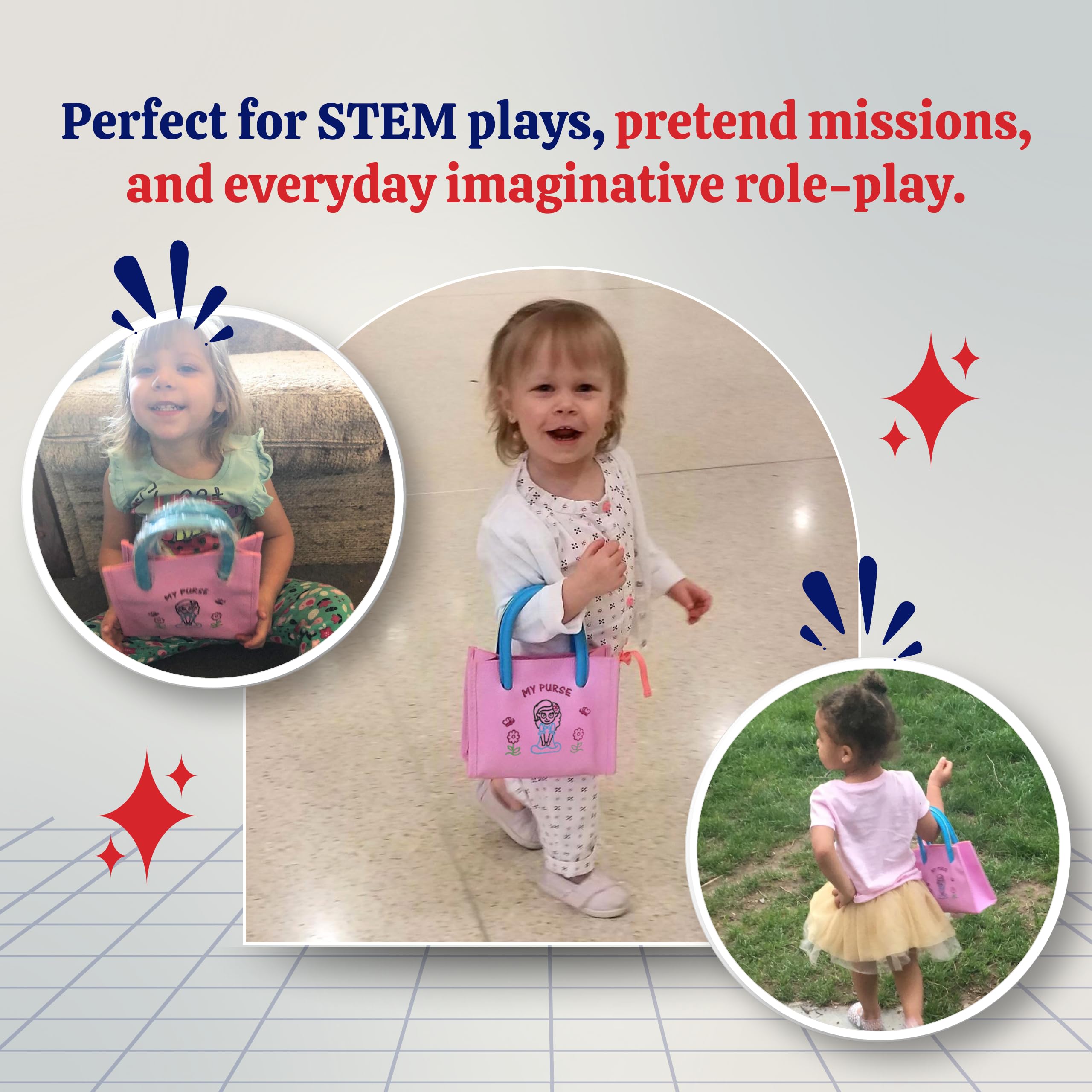 Mua Dress-Up-America Toddler Purse - Pretend Play Purse for Kids ...