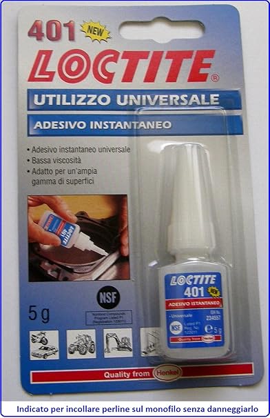 Colla Loctite 401 Speciale Cianoacrilica per terminali....: Amazon.it ...