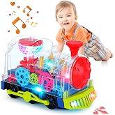 Amazon.com: TOOTY TOY Music Train Toy with LED Light up - Sensory Toys ...