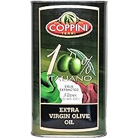 Amazon.com : Extra Virgin Italian Olive Oil COPPINI - 3 Liters can (101 ...