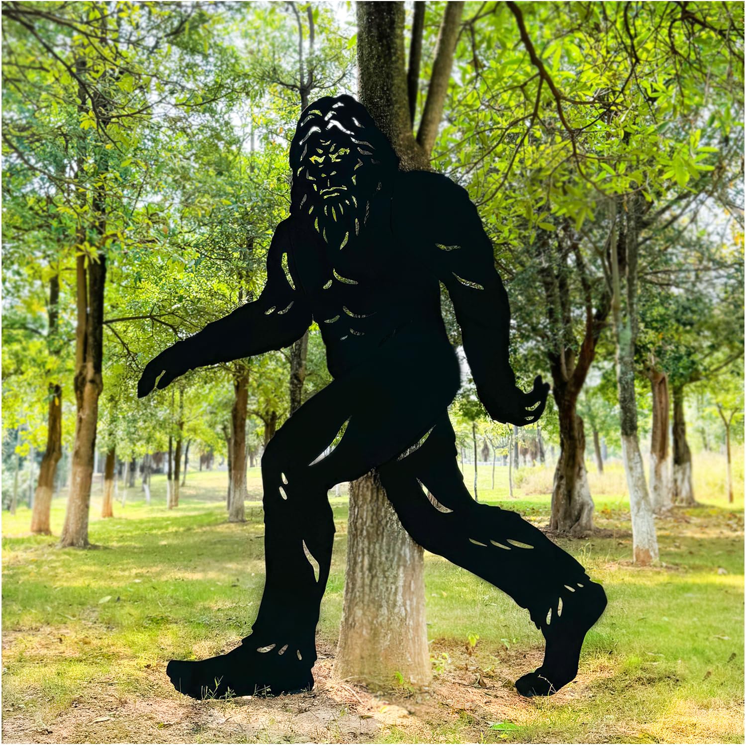 TIGGSY 7.4ft Bigfoot Metal Outdoor Decor Big Foot Sasquatch Gifts for ...