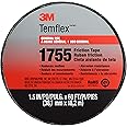 Amazon.com: 3M, Black, 57173-S-10 Temflex Friction Tape 1755, 1.5 ...