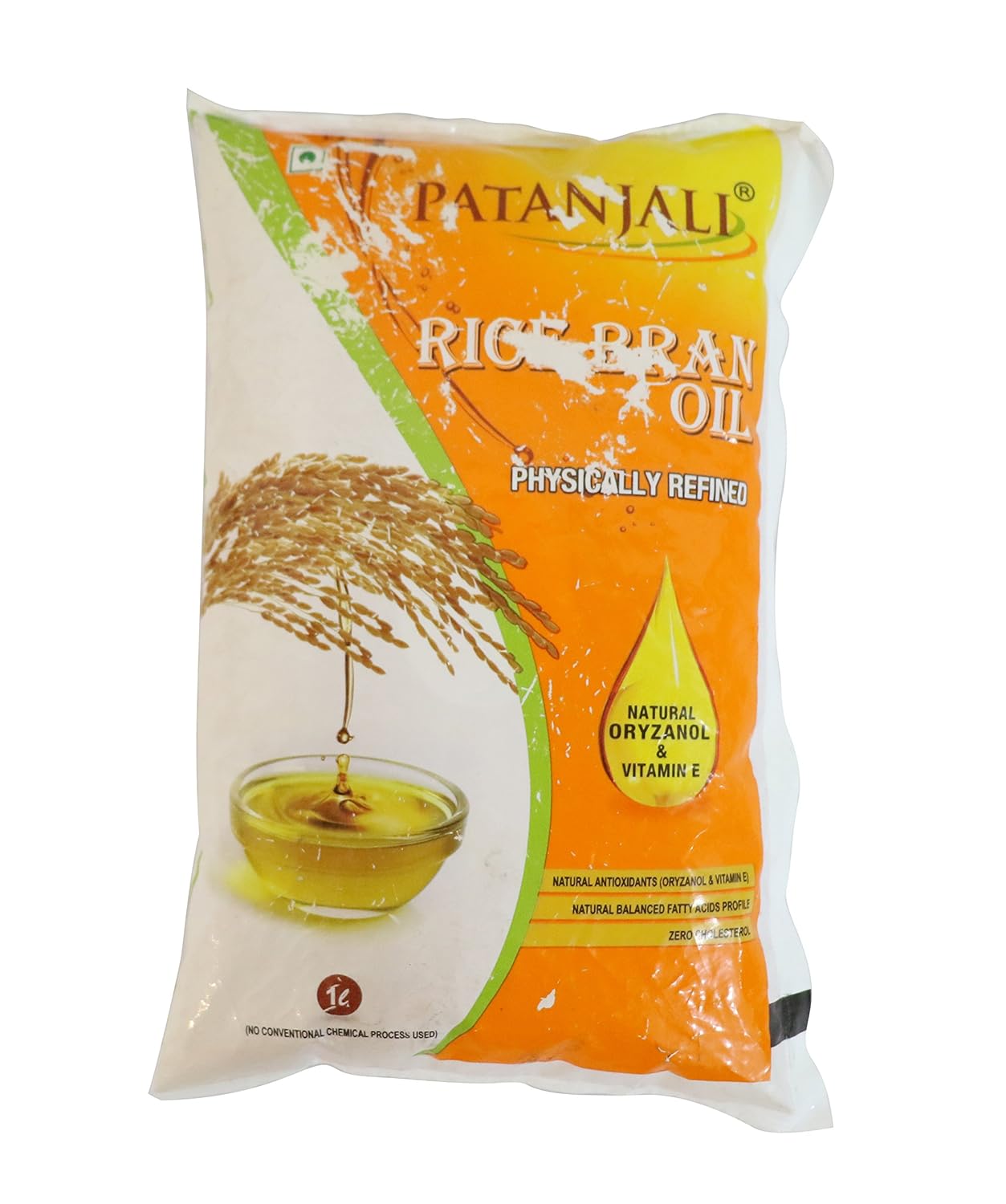 Patanjali Rice Bran Oil Pouch, 1L: Amazon.in: Grocery & Gourmet Foods