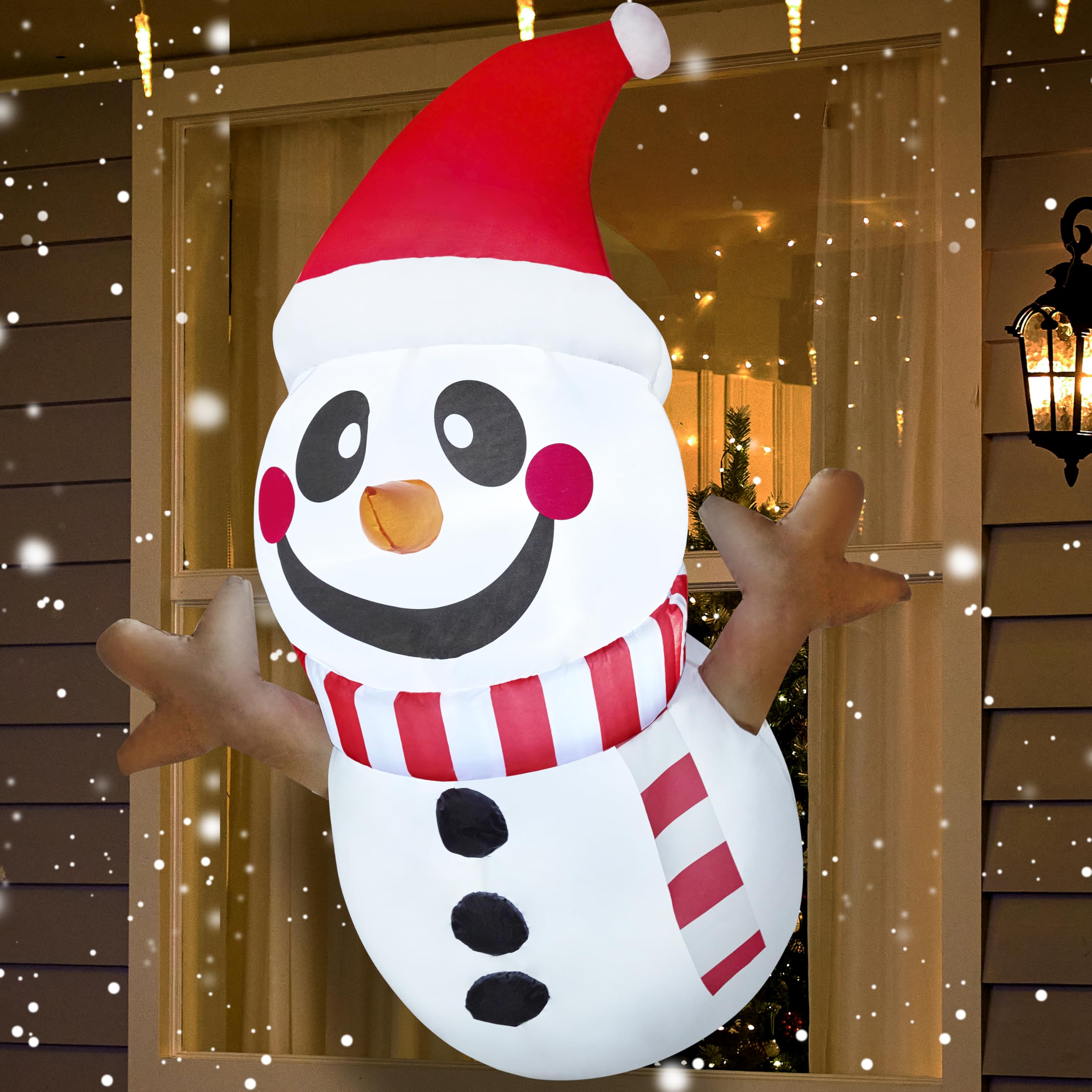 Joiedomi 3.5 FT Tall Christmas Inflatable Snowman Outdoor Decoration ...