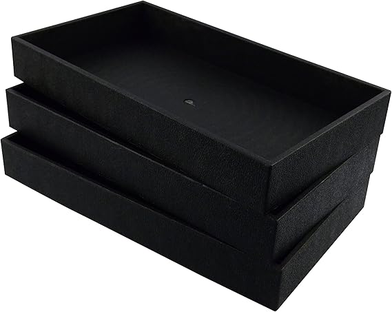 Amazon.com: Regal Pak 3-Piece 2-Inch Deep Black Full Size Plastic ...