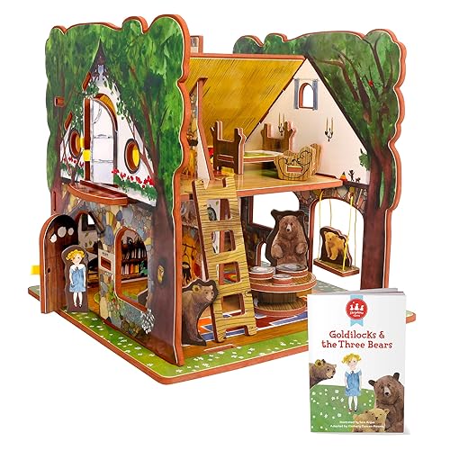 STORYTIME TOYS Goldilocks and The Three Bears 3D Puzzle - Book and Toy ...