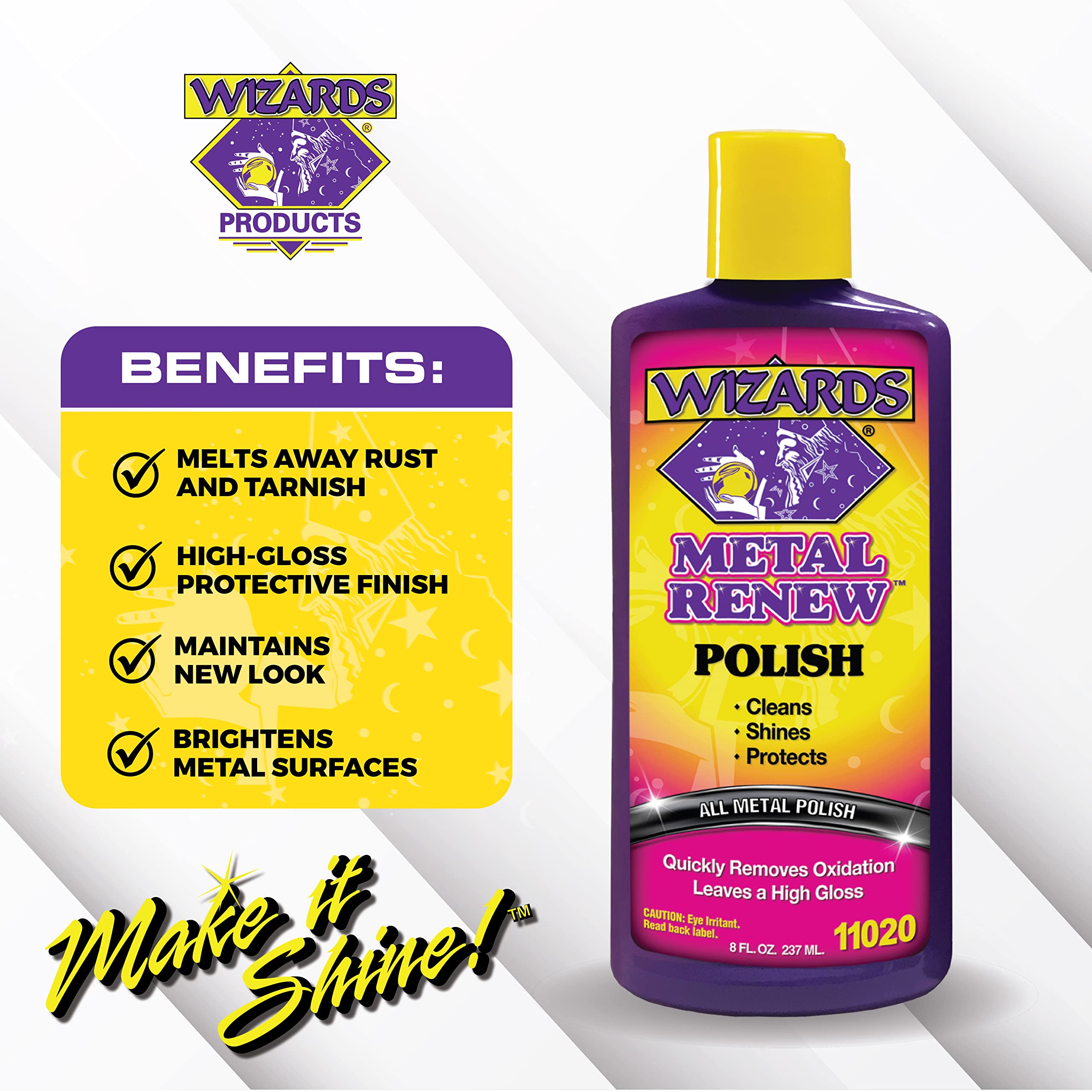 Wizards Metal Polish Cream Metal Renew - Cleans, Shines And Protects ...