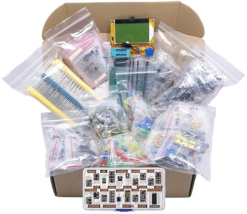 Capacitor Assortment Electronic Component Kit Assortment LED Transistor ...