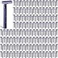 Amazon.com: Chumia Twin Blade Razors for Men Stainless Steel Disposable ...
