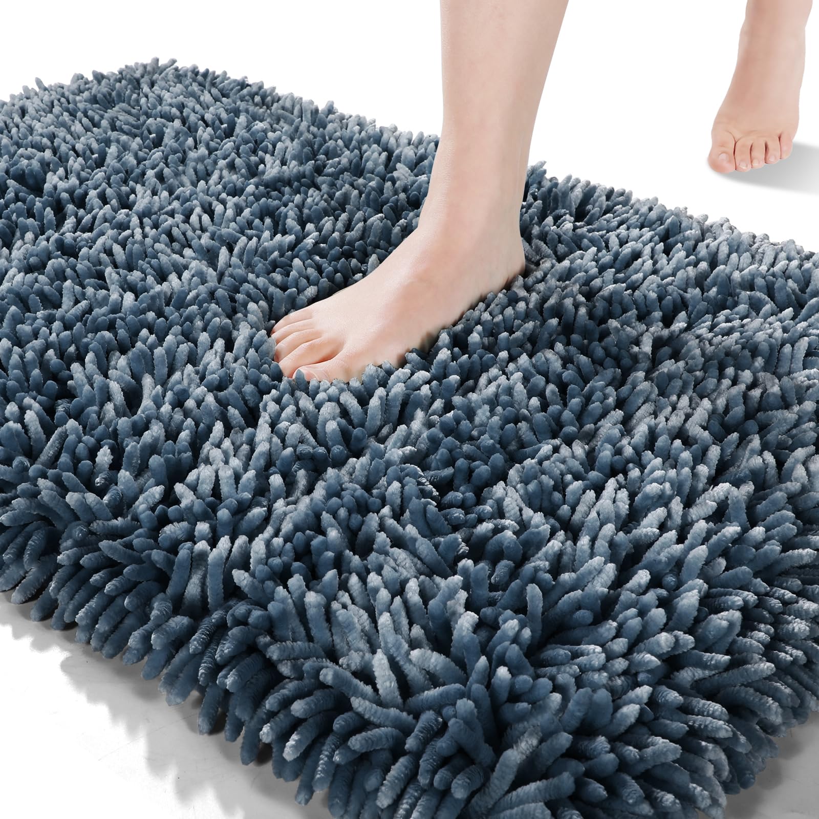 Yimobra Long Bathroom Rug Non Slip 44x24 Inch, Extra Thick Soft ...