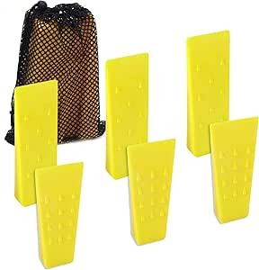Amazon.com: 6 Pack Tree Felling Wedges with Spikes for Safe Tree ...