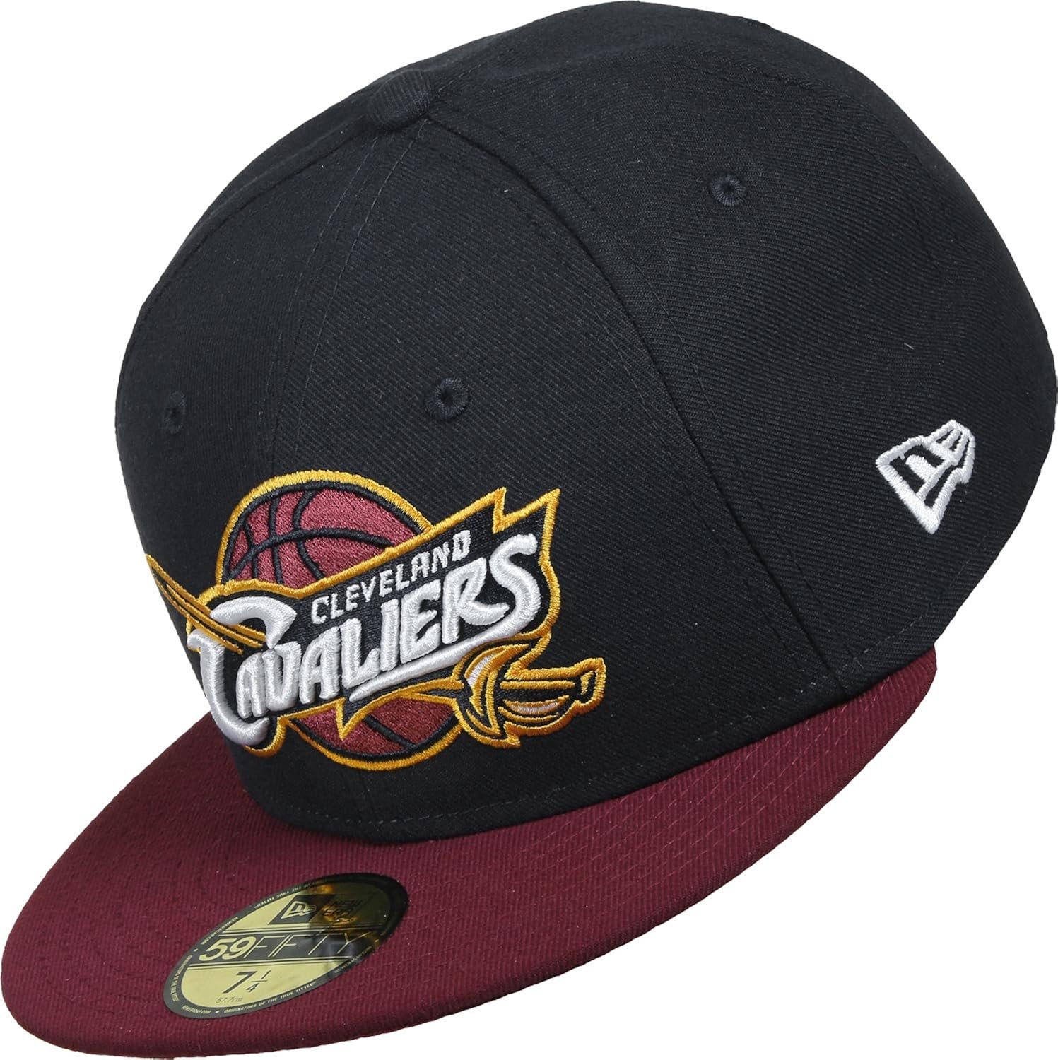 New Era Cleveland Cavaliers NBA Team Cap 59fifty 5950 Fitted Basecap ...