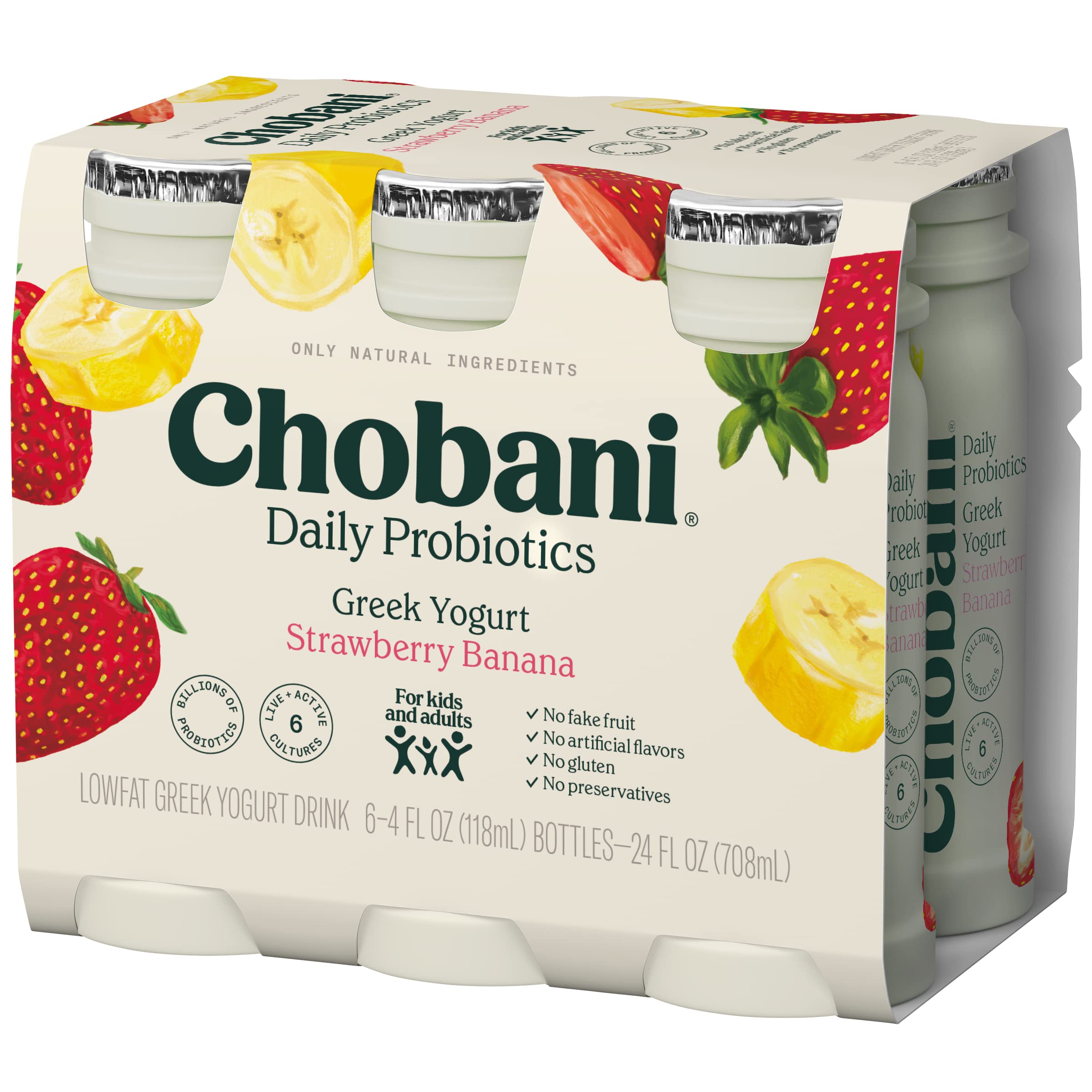 Mua Chobani® Daily Probiotic Greek Yogurt Drink, Strawberry Banana, 4 ...