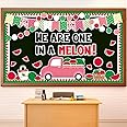 Amazon.com : Justforjoyful Summer Watermelon Bulletin Board Set ...