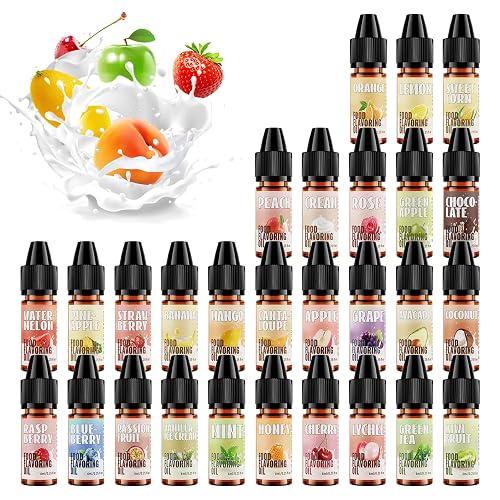 Food Flavoring Oil, 28 Flavors Candy Flavoring, Concentrated Flavor ...
