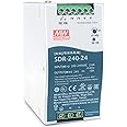 Amazon.com: Mean Well SDR-240-24 240W 10A 24VDC Single Output DIN Rail Power Supply with PFC ...
