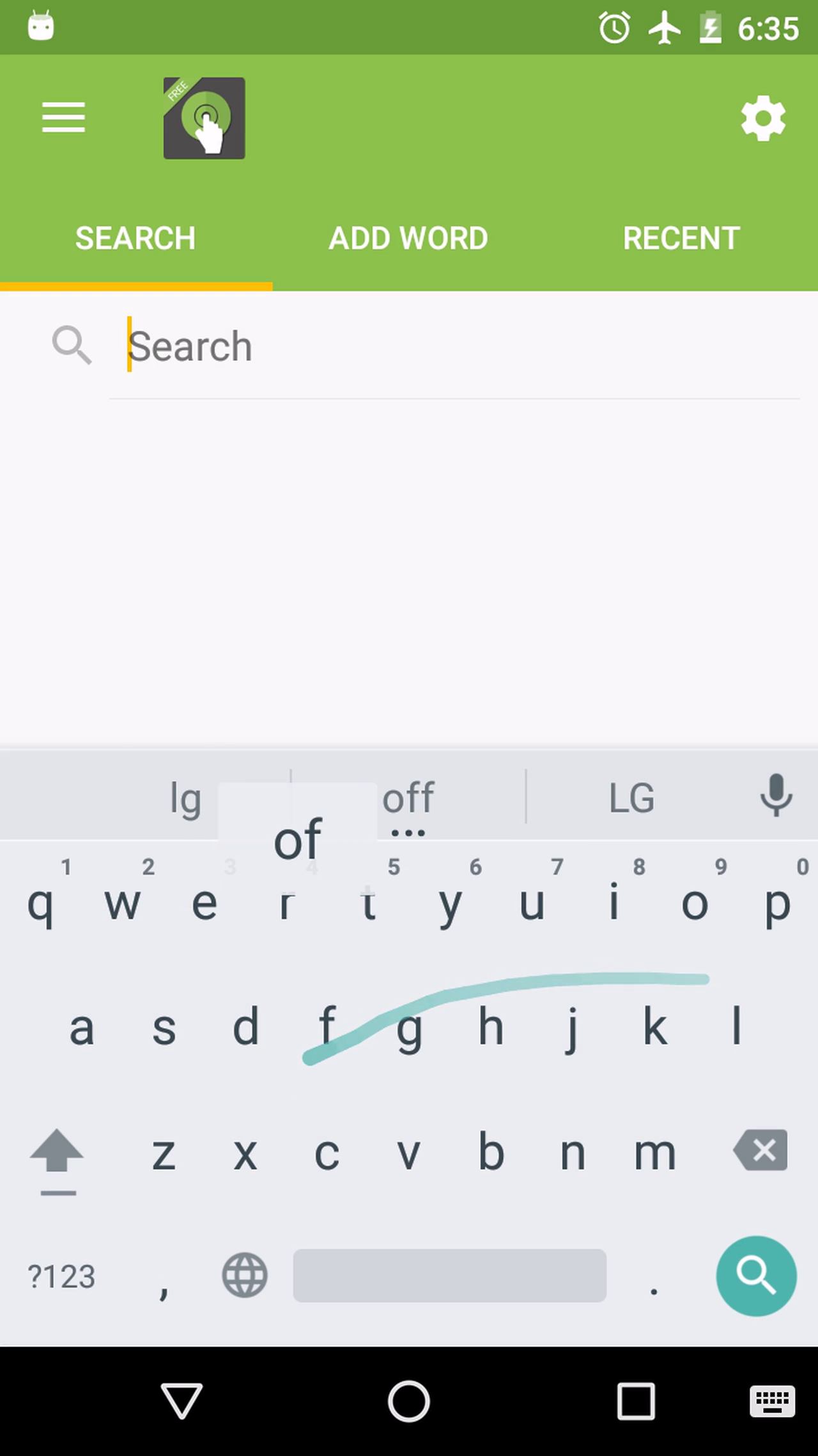 onTouch Dictionary : pop up - App on Amazon Appstore