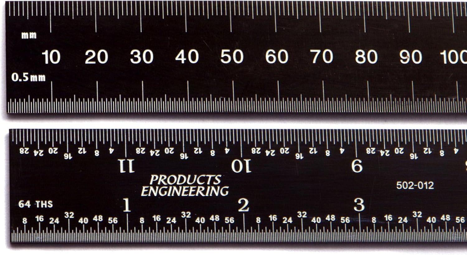 Ruler In Mm Flexible Steel Ruler With Millimeters And Inches Mm In