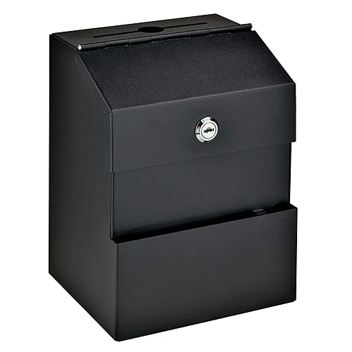 Mail Boss Comment Boss 8100 Locking Steel Suggestion Box - Key Drop Box ...