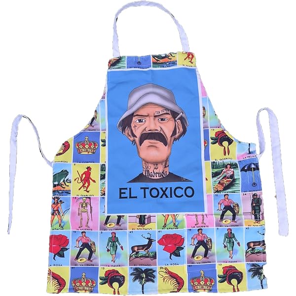 Mexican Aprons For Women Leos Imports Loteria Card Mexican Bingo Apron ...