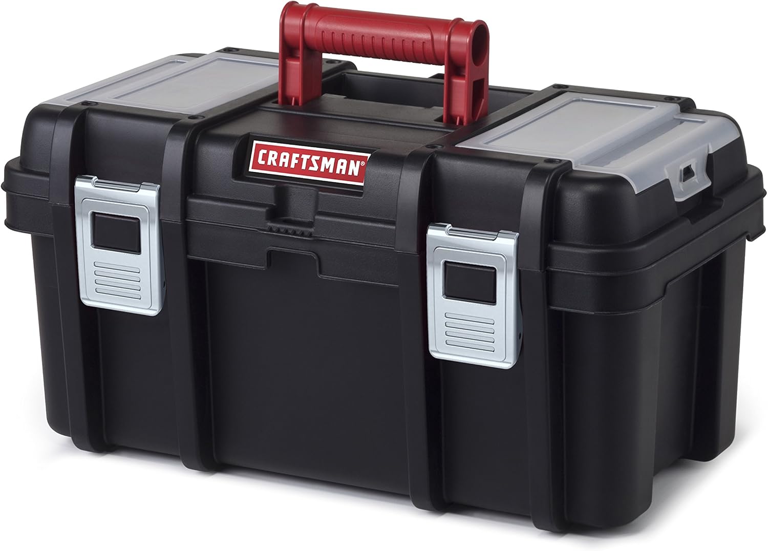 Craftsman 16 Inch Tool Box with Tray - Black/Red: Amazon.co.uk: Car ...