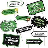Amazon.com: Football Photo Booth Props Kit, 26 Pieces Football Season ...