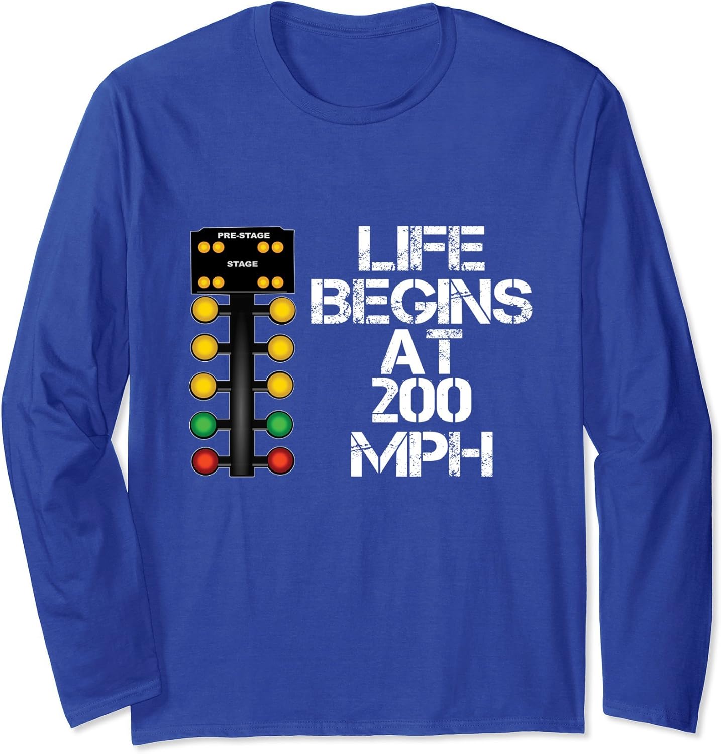 Amazon.com: Life begins at 200 mph - Drag Racing Shirt: Clothing
