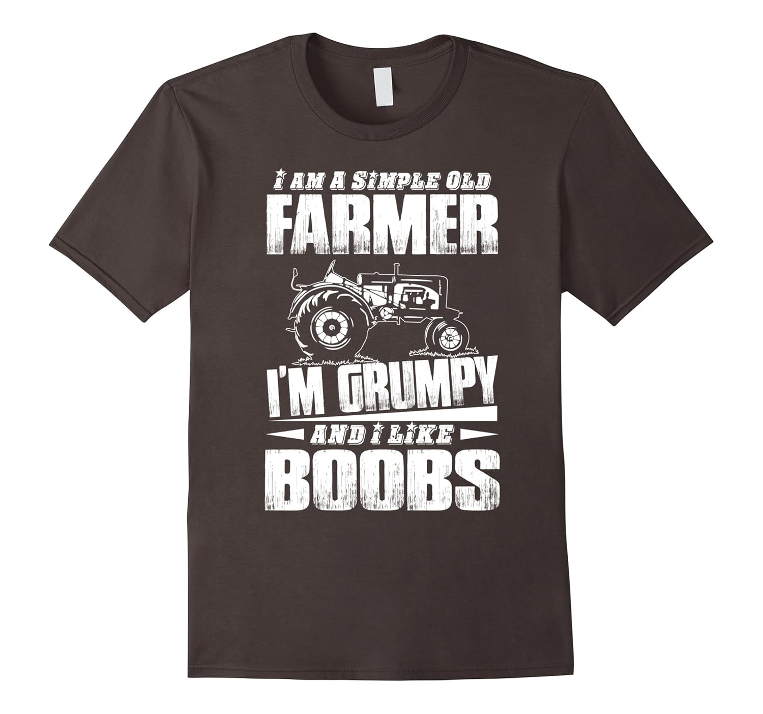 Mens I Am A Simple Old Farmer Im Grumpy And I Like Bobs Shirts-TJ ...