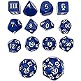 Amazon.com: Impact! Miniatures Black - 14 Unusual Dice Set Approved for ...