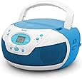 Amazon.com: Tyler Portable Sport Stereo CD Player TAU101-BL with AM/FM ...
