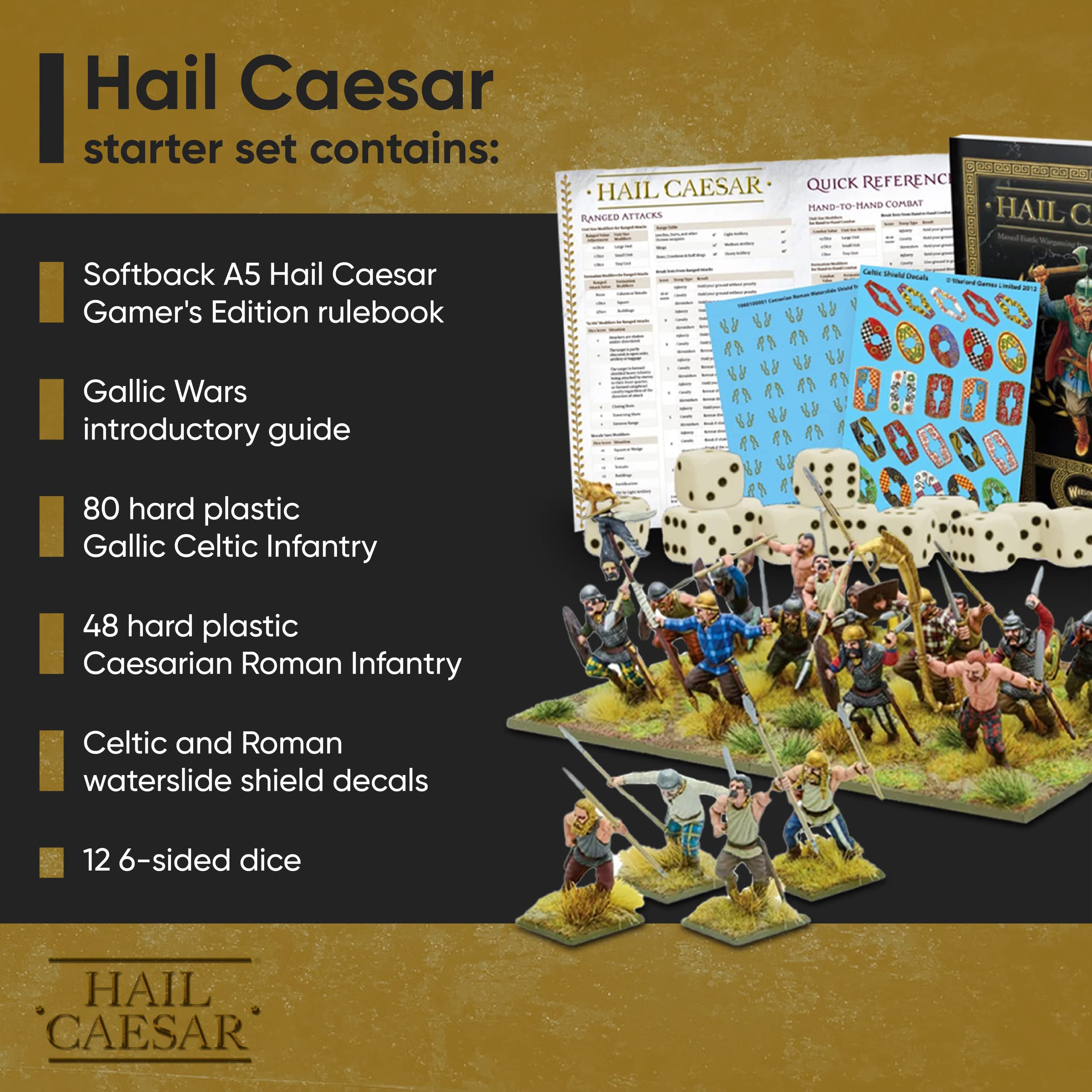 Mua Wargames Delivered Hail Caesar - Caesar's Gallic Wars Starter Army Set, Action Figures, 28mm ...