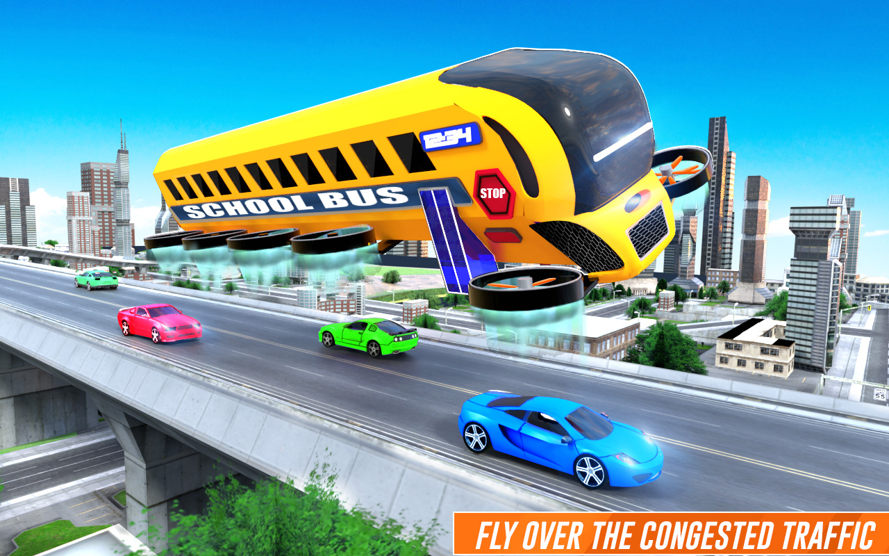 Amazon.com: Flying School Bus Transform Robot Games: Appstore for Android