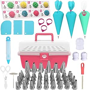 Amazon.com: Cake Decorating Kit Cupcake Decorating Kit - 68 PCS Cookie ...