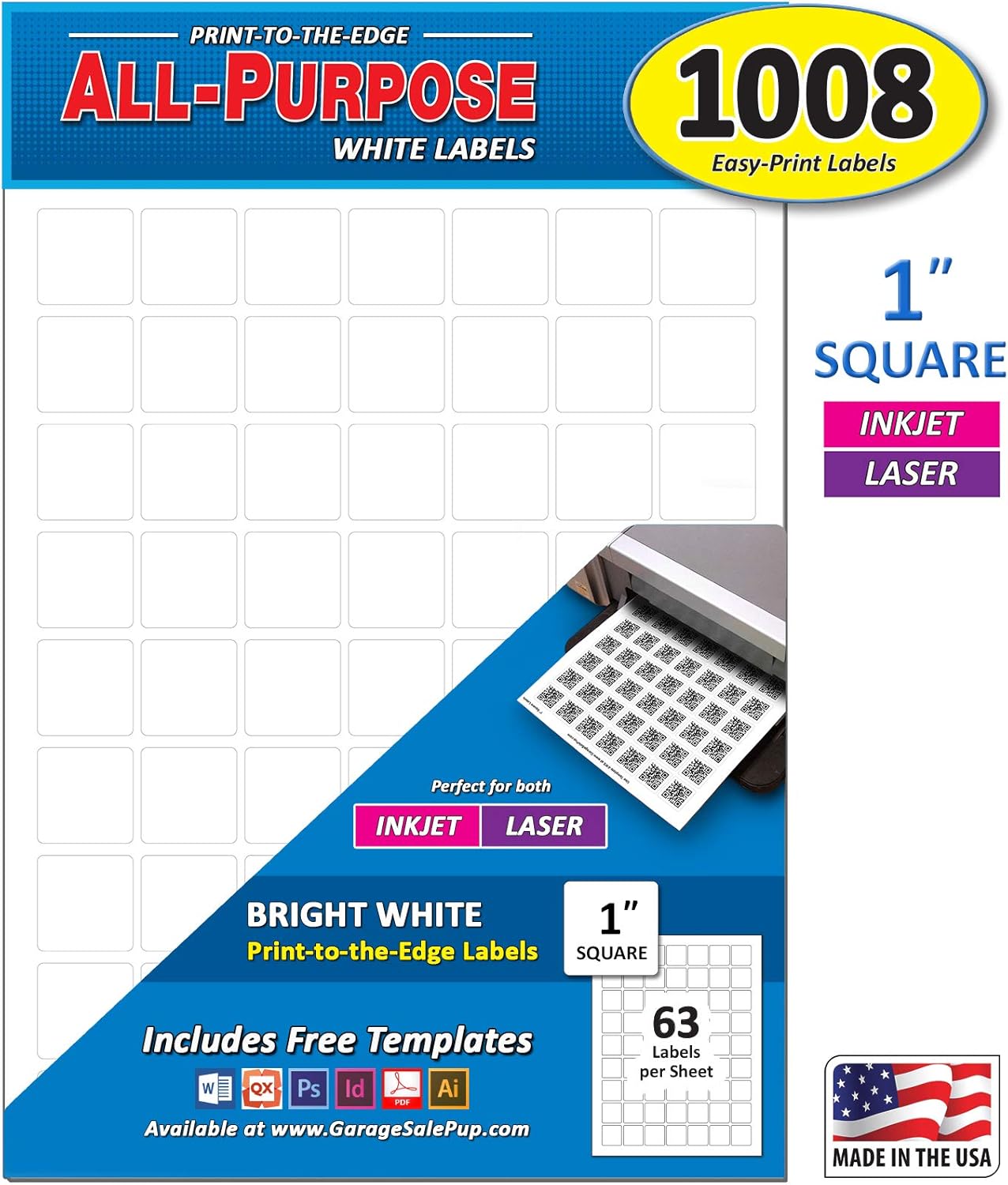 34 1 Inch Square Label Template Labels For Your Ideas