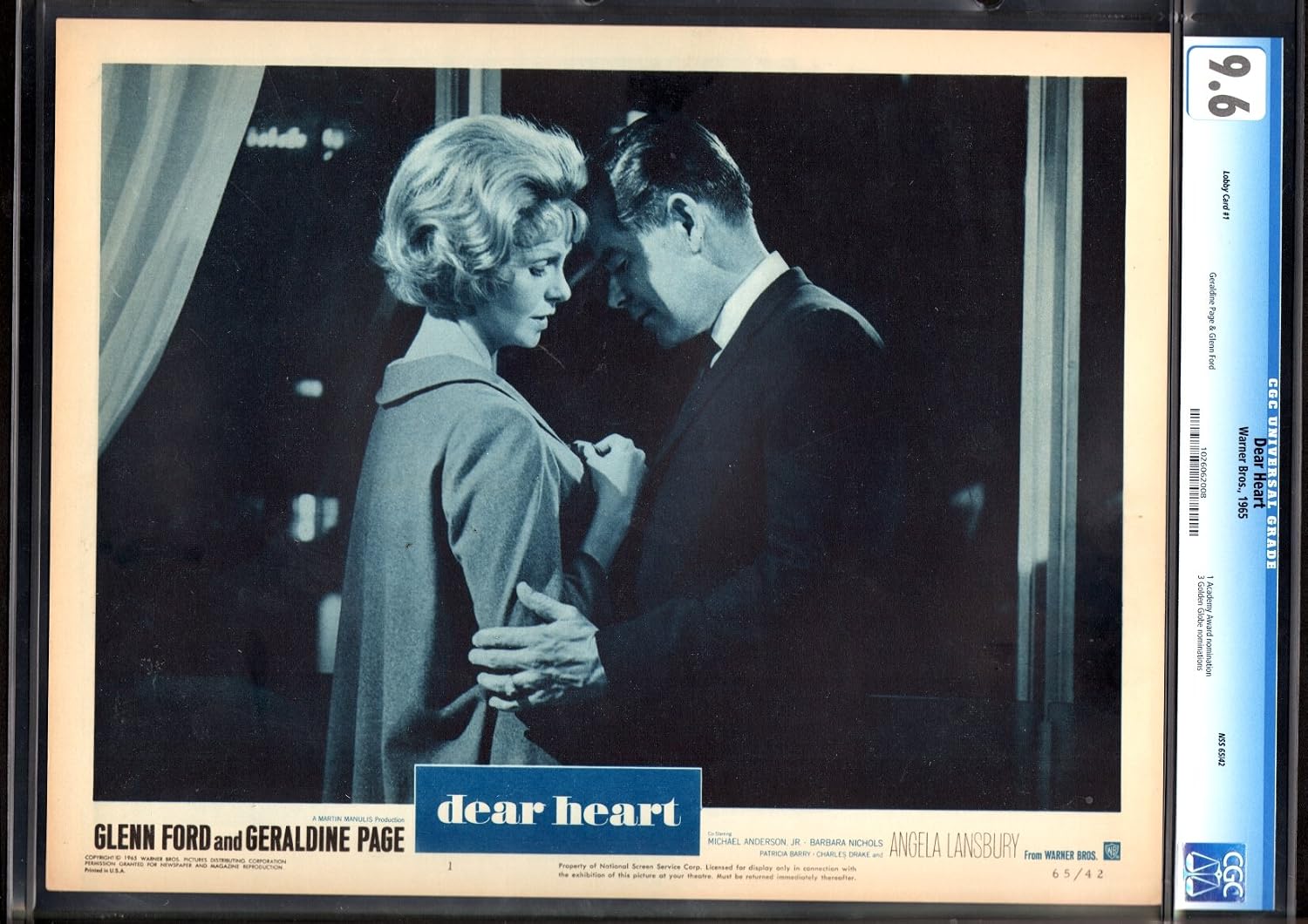 Amazon.com: MOVIE POSTER: DEAR HEART-GERALDINE PAGE/GLENN FORD-LOBBY ...