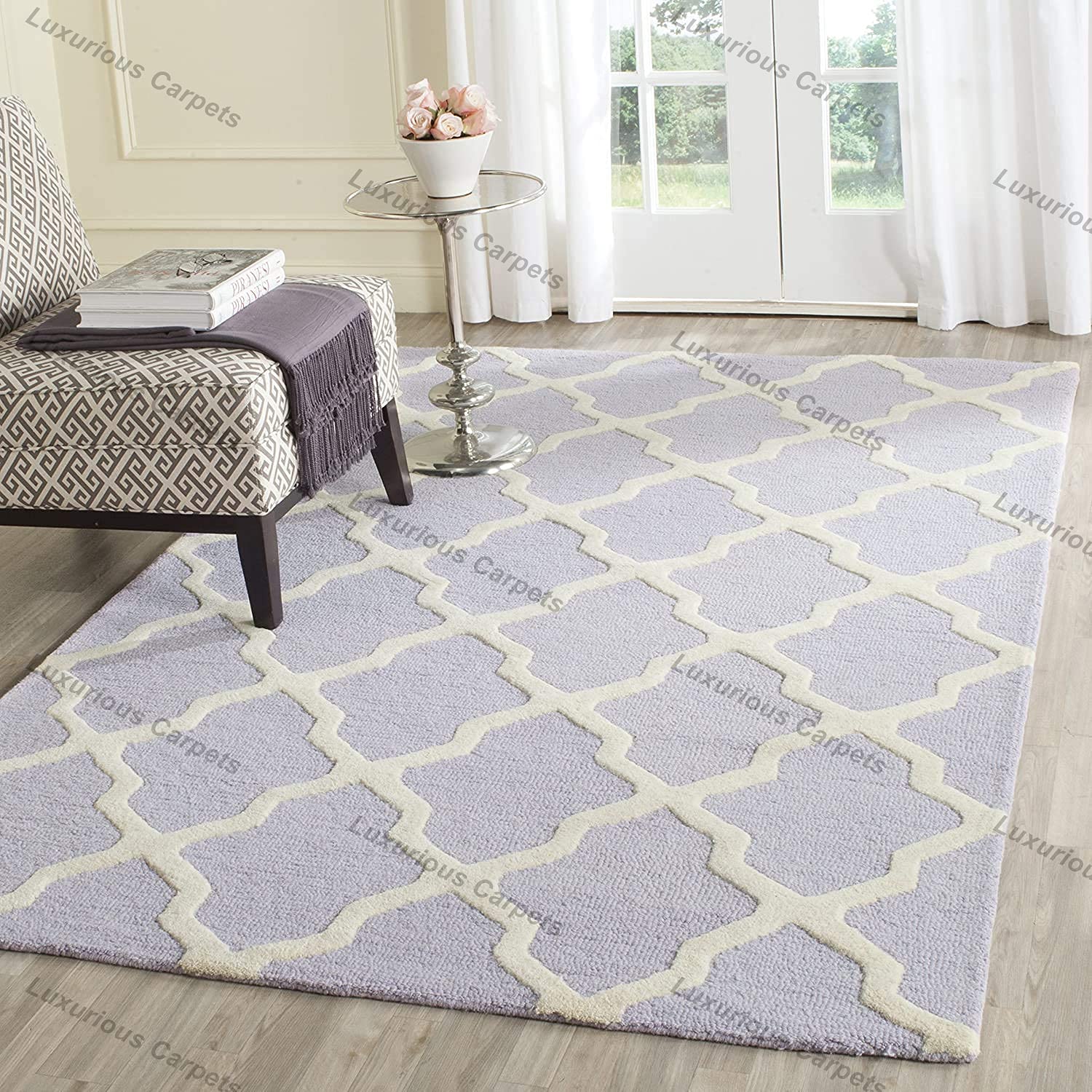 Buy Luxurious Carpets Cambridge Collection Modern Pattern Loop & Cut ...