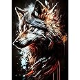 Amazon.com: SENQAO Wolf Diamond Painting Kits for Adults Beginners ...