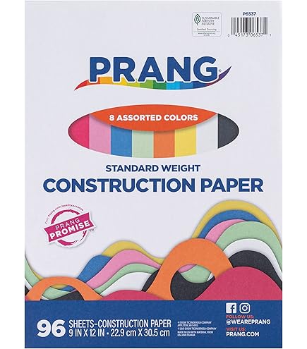 Tru-Ray Art Paper Tru-Ray Construction Paper 10-Pack | 500 Sheets 9x12 ...