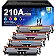 Amazon.com: 210A 210X Toner Cartridges 4 Pack | Replacement for HP 210A 210X Compatible with HP ...
