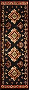 Superior Santa Fe Collection 2'7" x 8' Runner Rug, Attractive Rug with ...
