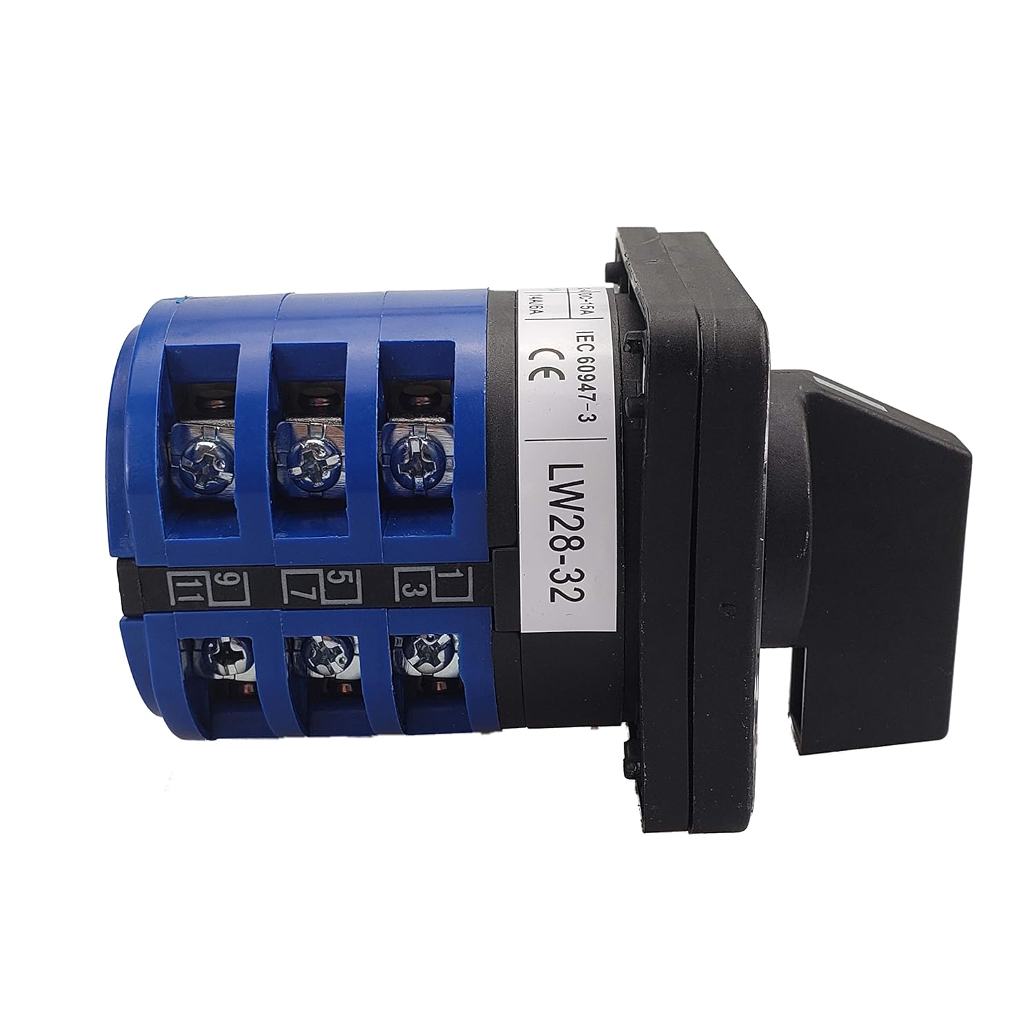 Changeover Selector Switch 63A 3 Position 12 Terminals 690V Universal ...