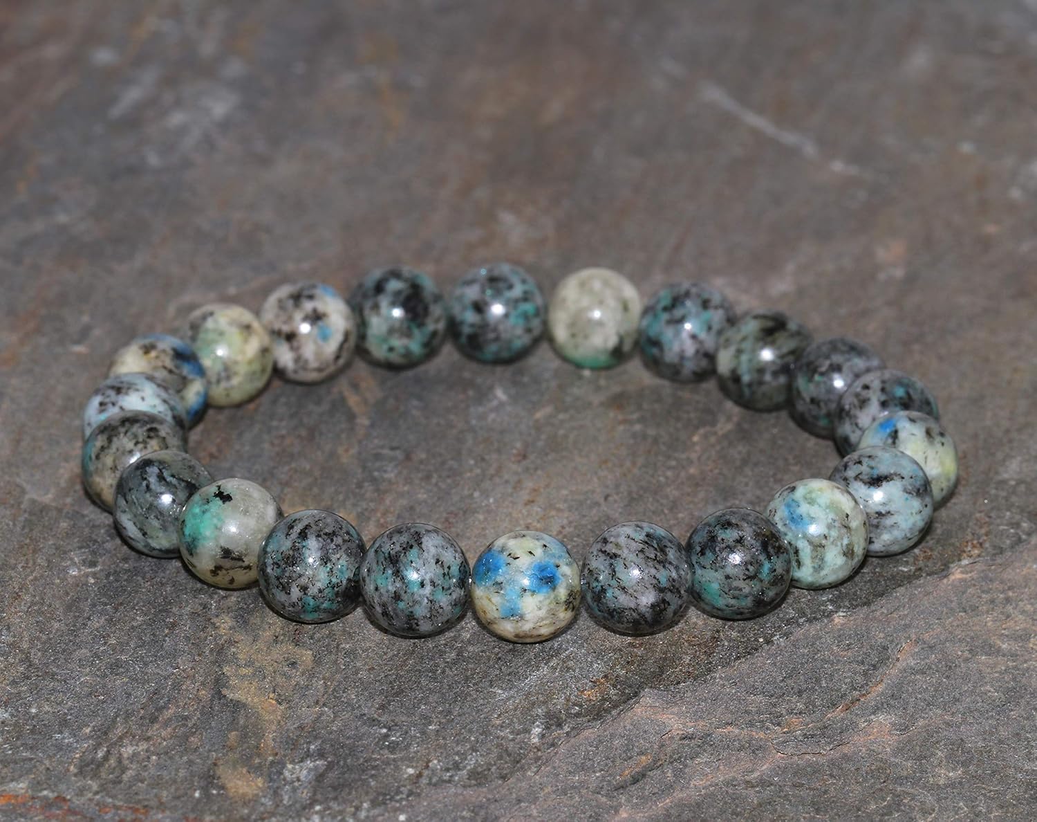 Amazon.com: K2 Granite Bracelet 8mm K2 Granite Beaded Gemstone Bracelet ...
